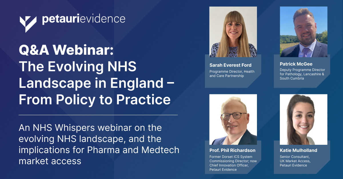 Q&A Webinar: The Evolving NHS Landscape in England – From Policy to ...