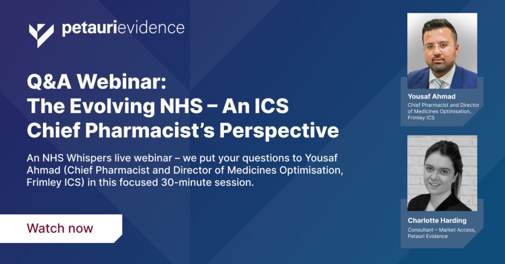 Q&A Webinar: The Evolving NHS – An ICS Chief Pharmacist’s Perspective ...